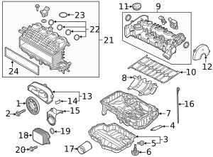 04E-103-469-EA - Valve Cover - 2019-2021 Volkswagen | European OEM ...