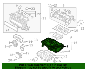 2013-2021 Volkswagen Upper Oil Pan 04E-103-601-AC | OEM VW Parts Haus