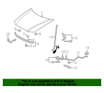 1998-2003 Toyota Sienna Hood Prop Rod Clip 53454-08010 | Toyota Parts ...