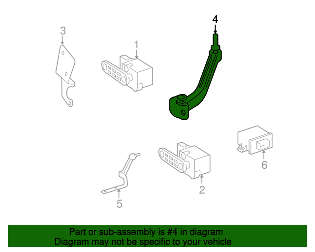 2006-2012 Mercedes-Benz Link 164-320-24-32 | MB OEM Parts