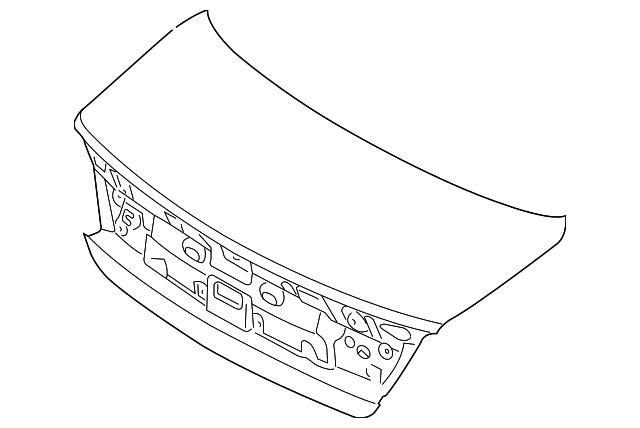 2020-2021 Genesis G90 Panel Assembly Trunk Lid 69200-D2511 | QuirkParts