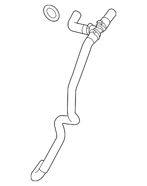 11537598343 - 2010-2014 BMW Engine Coolant Hose (11-53-7-598-343) | BMW ...