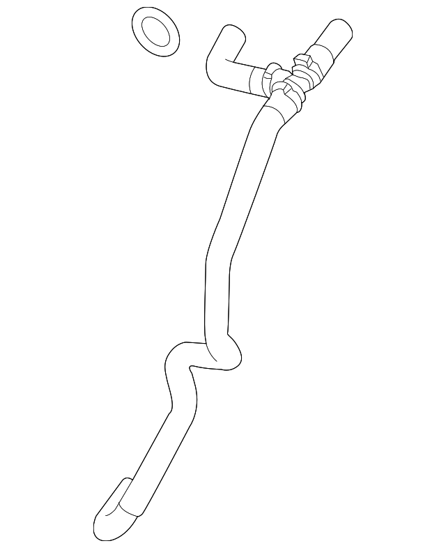 11537598343 - 2010-2014 BMW Engine Coolant Hose (11-53-7-598-343) | BMW ...