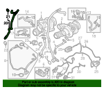 11537598343 - 2010-2014 BMW Engine Coolant Hose (11-53-7-598-343) | BMW ...