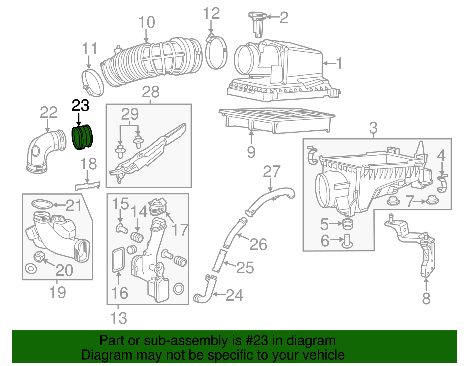 17251-RX0-A00 - Connector Tube 2012-2015 Honda Civic | Honda Parts Online