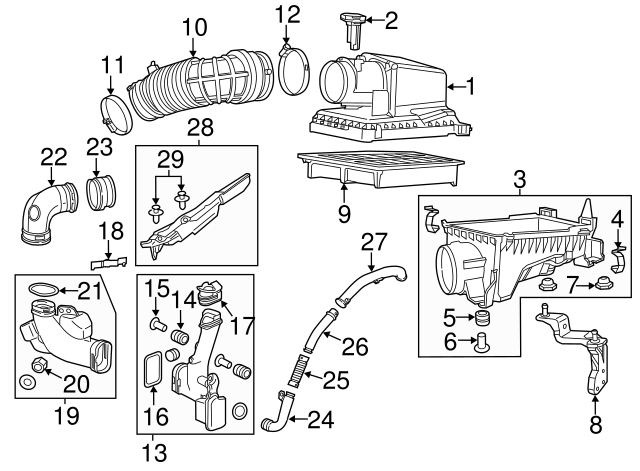 17230-RX0-A00 - Chamber Assembly, Resonator - 2012-2015 Honda Civic ...
