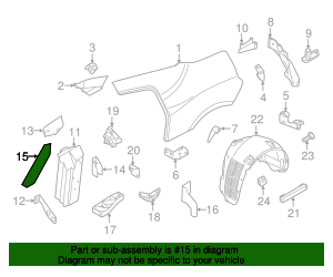 420-809-971 - Lock Pillar Support 2014-2015 Audi R8 | Audi OEM Parts