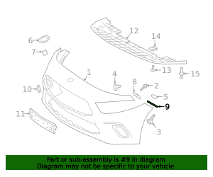 2019-2022 Mercedes-Benz Retainer 177-885-16-00 | MB Parts Center