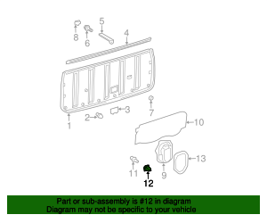 1995-2023 Toyota Access Cover Grommet 90189-05097 | Toyota Parts Center