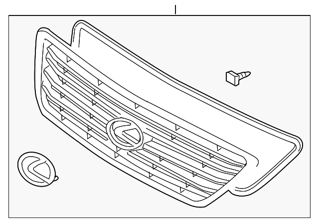 2003-2009 Lexus GX470 Grille Assembly 53101-60560 | OEM Parts Online