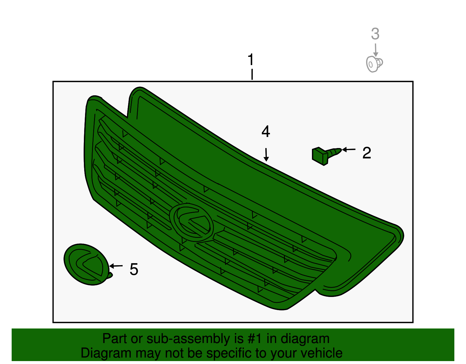 53101-60560 - High-Quality Grille for 2003-2009 Lexus GX470 ...