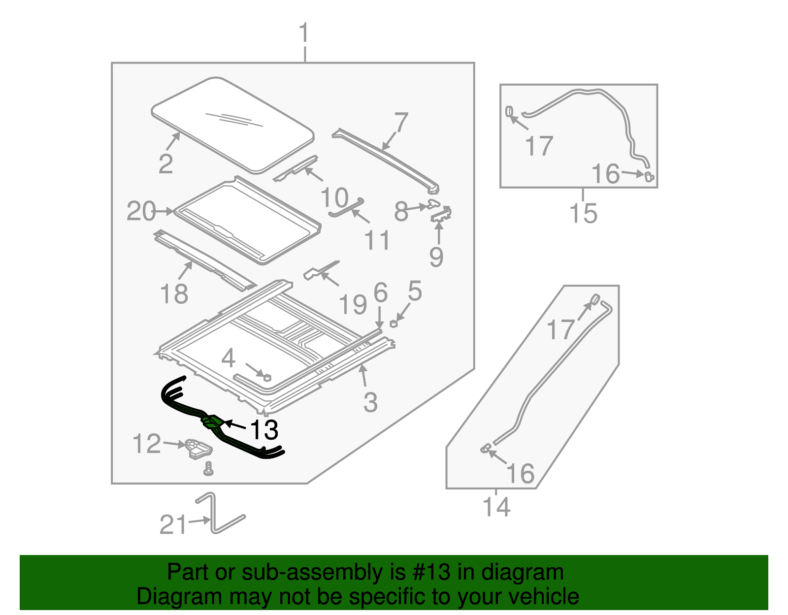 2003-2009 Kia Sorento | Drive Cable Assembly | 81635-3E000 | Kia Auto Parts