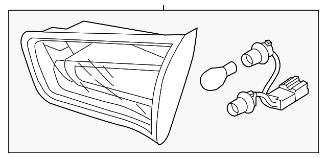 2014-2016 Kia Sportage Backup Lamp Assembly - Passenger Side (RH) 92406 ...