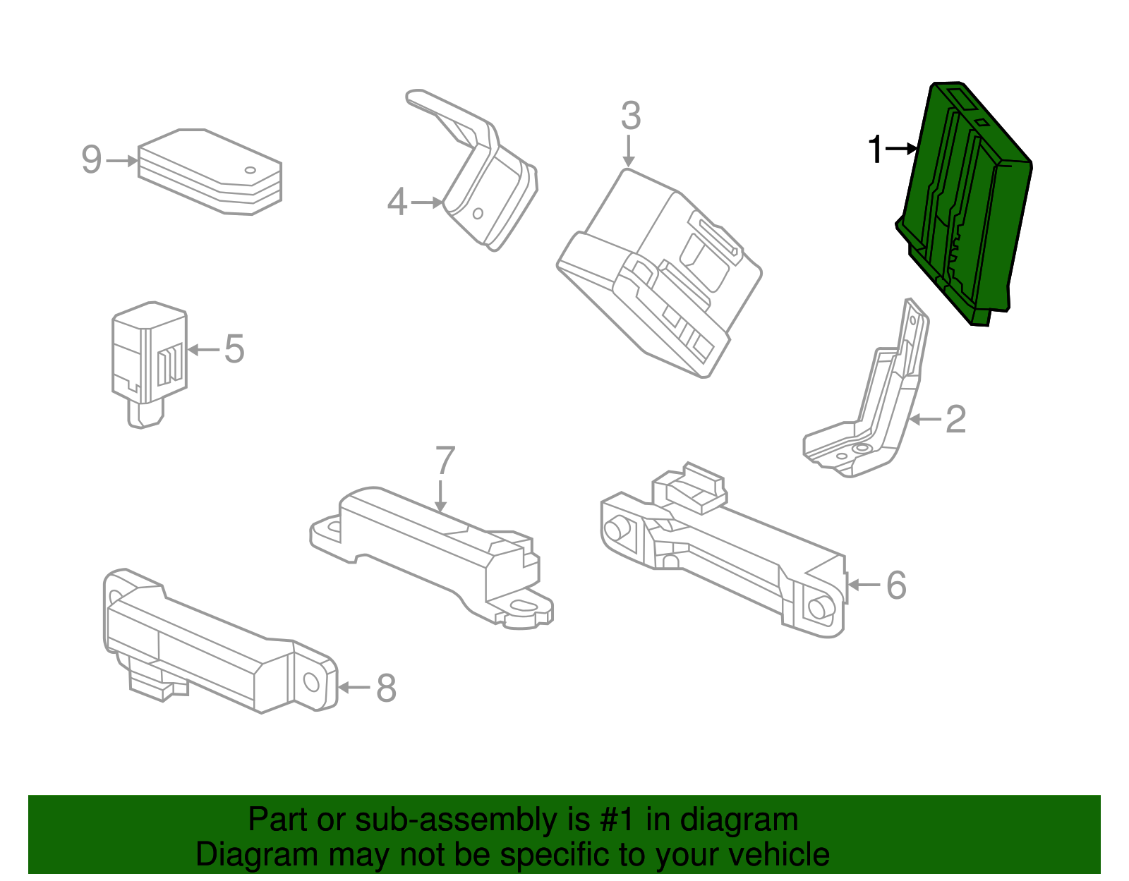 38329-TK8-A01 - Control Module 2014-2017 Honda Odyssey | Honda Parts Online