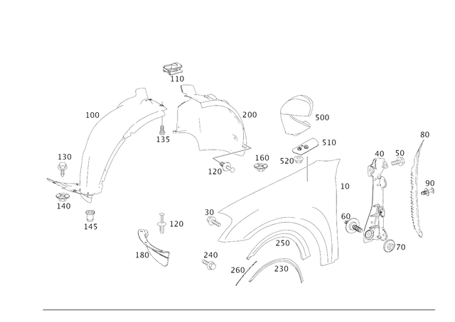 164-880-29-05 - Cover 2007-2012 Mercedes-Benz | Mercedes-Benz USA Parts