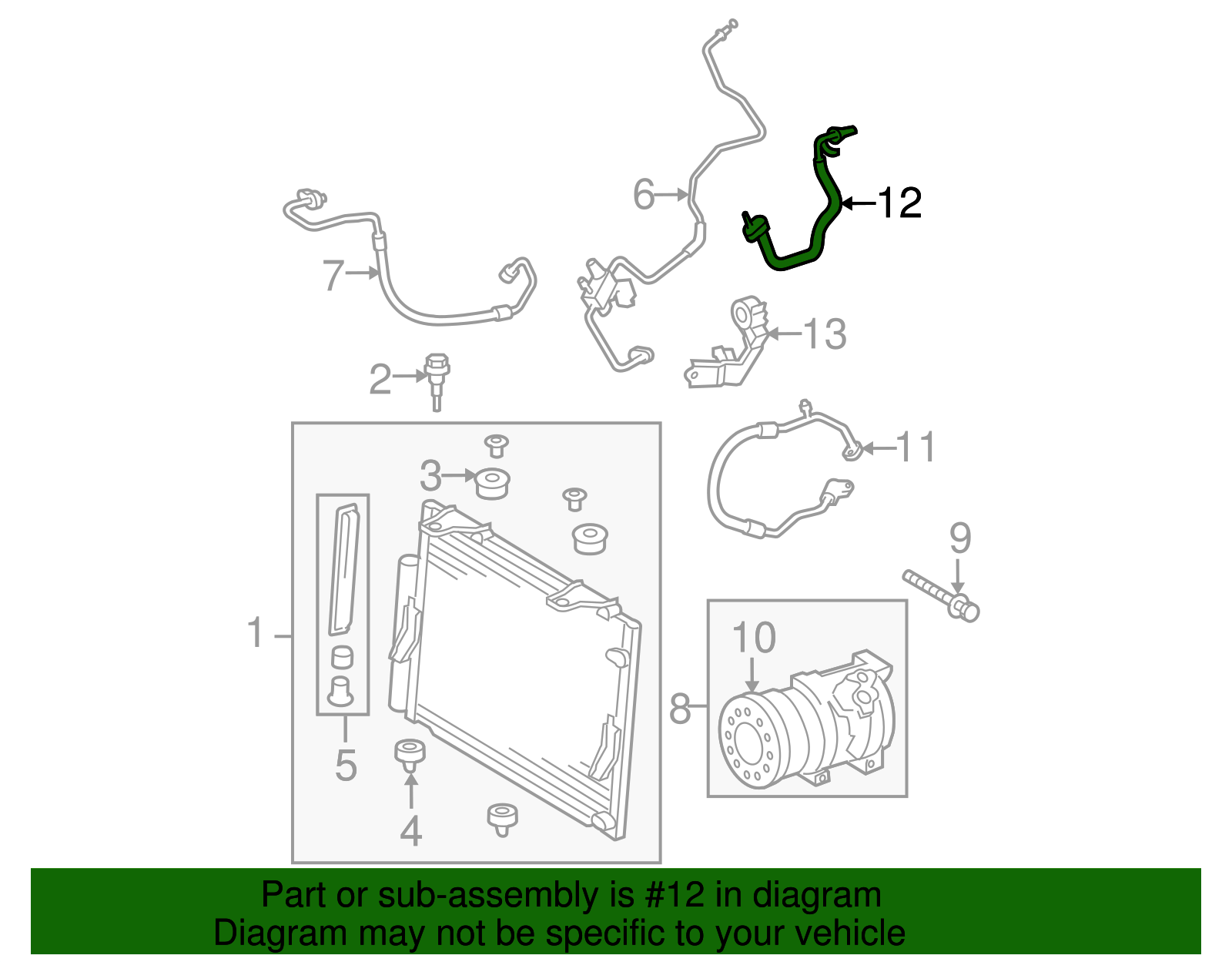 2007-2020 Toyota Tundra Suction Pipe 88717-0C150 | OEM Parts Online