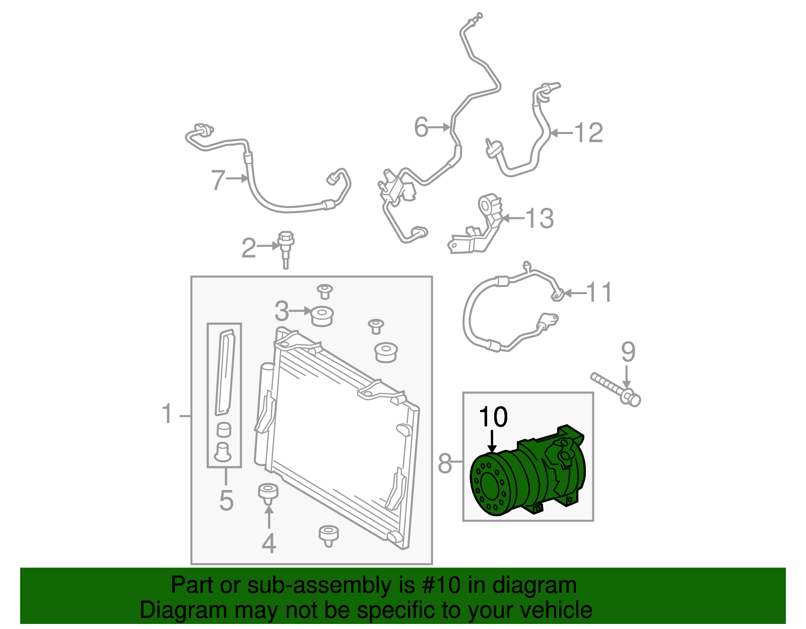 2007-2017 Toyota Tundra A/C Compressor Clutch 88410-0C080 | OEM Parts ...