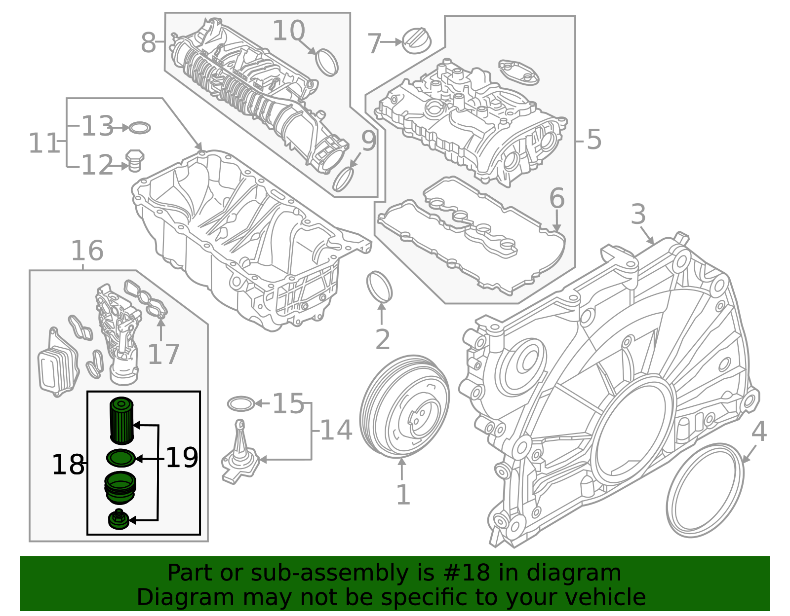 11-42-8-593-190 - 2019-2024 BMW - Filter Cover | Buy BMW Parts Now