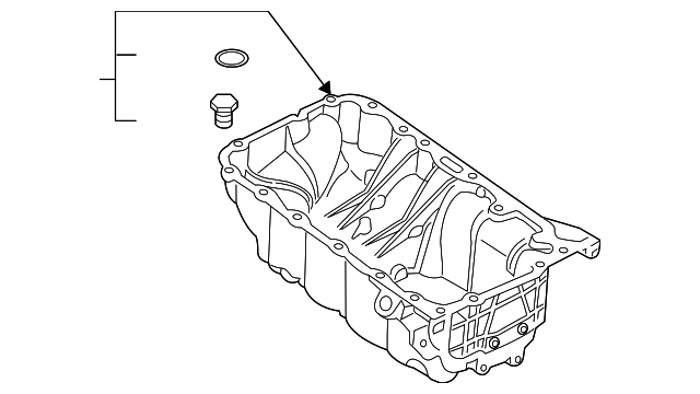 Genuine BMW 11-13-8-580-120 | Oil Pan | FREE Shipping on Most Orders ...
