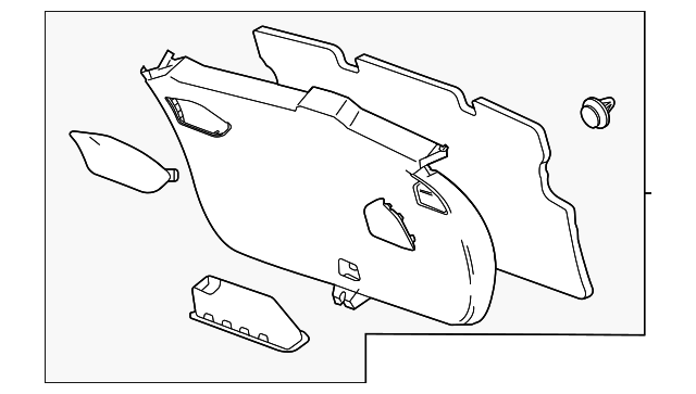 2021-2025 Chevrolet Trailblazer Panel 42763430 GM | GMPartsDirect.com