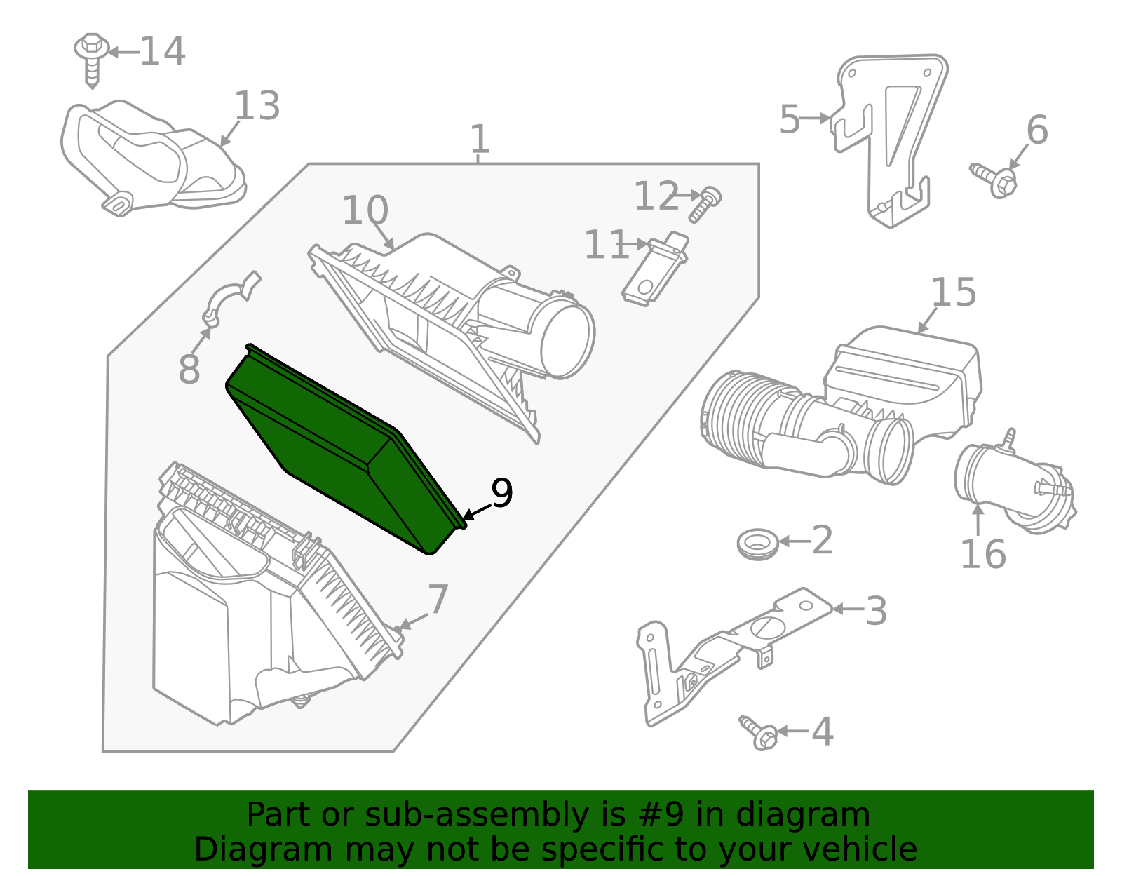2020-2024 Ford Motorcraft™ Air Filter FA-1950 | QuirkParts
