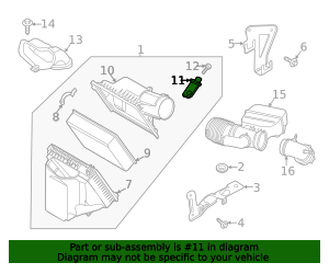 JX6Z-12B579-A - Mass Air Flow Sensor 2020-2025 Ford | Ford Parts Direct