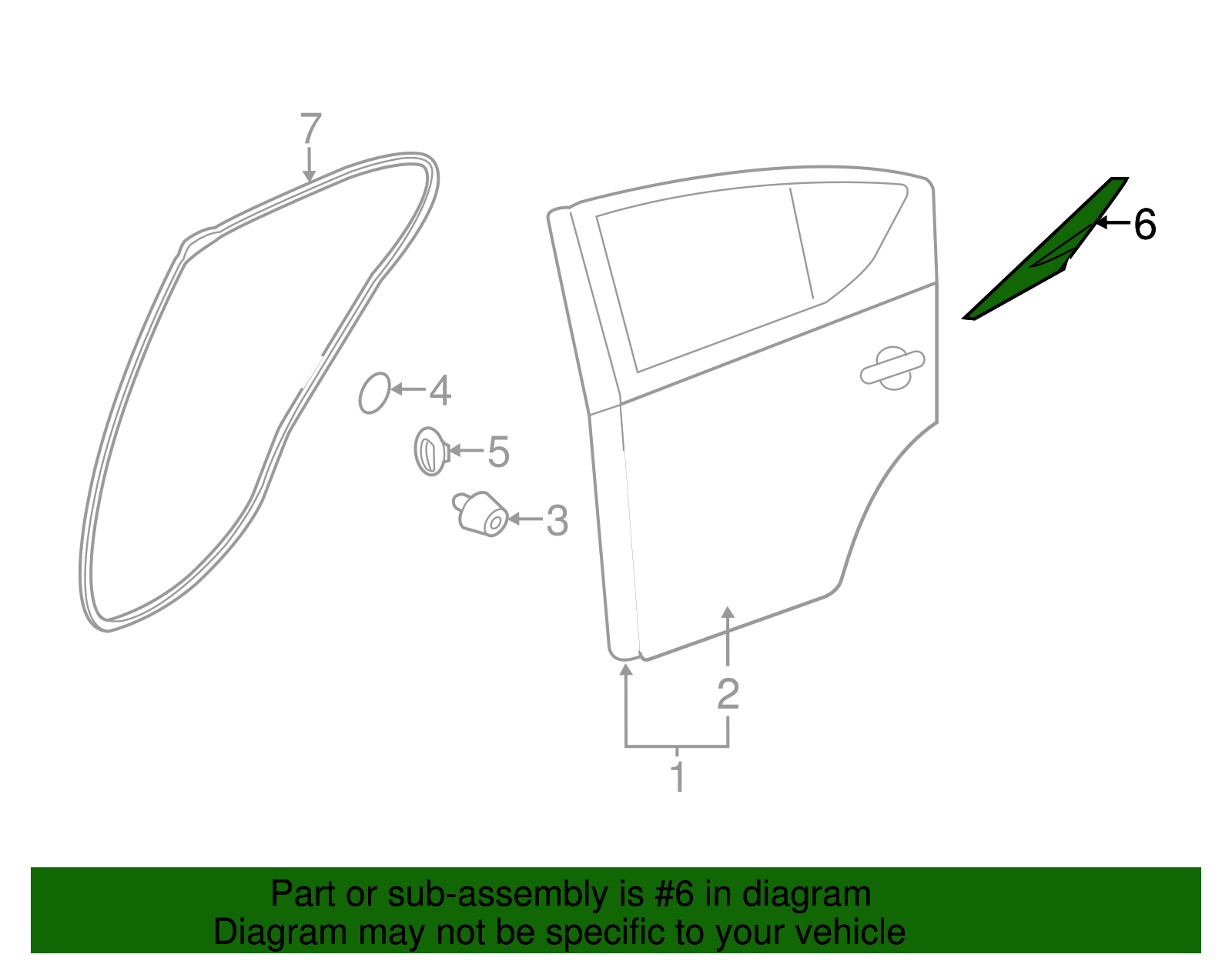 2012-2019 Nissan Versa Side Body Trim Protector 82815-3BA0A | Temecula ...