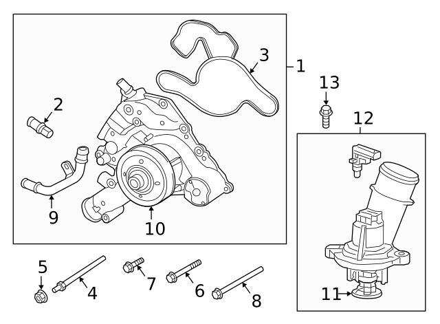 2019 Ram Water Pump Adapter 4893428AA | TascaParts.com