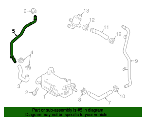 4M0-121-485-M - Inlet Tube 2017-2019 Audi Q7 | Audi OEM Parts