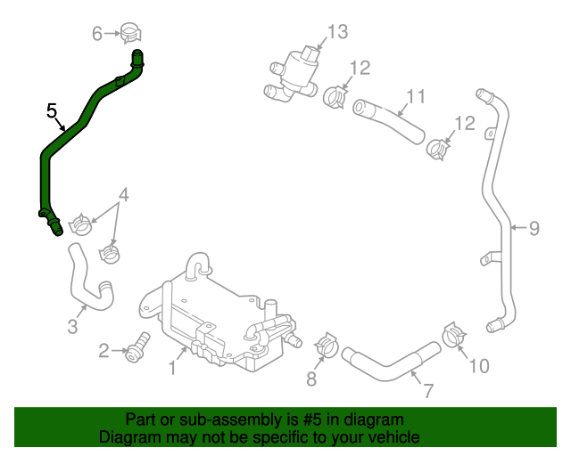 4M0-121-485-M - Inlet Tube 2017-2019 Audi Q7 | Audi OEM Parts