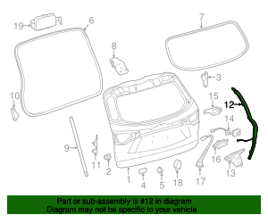 2014-2019 Toyota Highlander Object Sensor 84280-0E021 | Toyota Parts Center