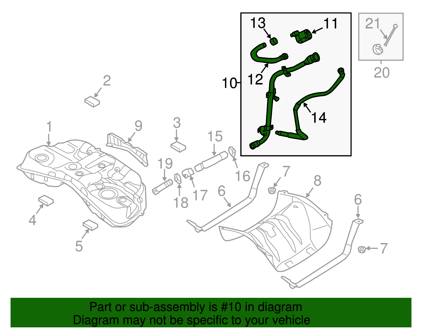 Hyundai - 31030-D2500 - Filler Assembly - 2017-2019 Genesis G90 | OEM Hyundai Parts Outlet