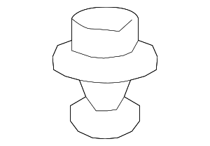 204-750-00-89 - Deck Lid Stop Buffer 2008-2014 Mercedes-Benz | Mercedes ...