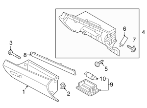 2016-2021 Kia OEM NEW 2016-2020 Kia Cadenza Forte Left Right Glove Box ...