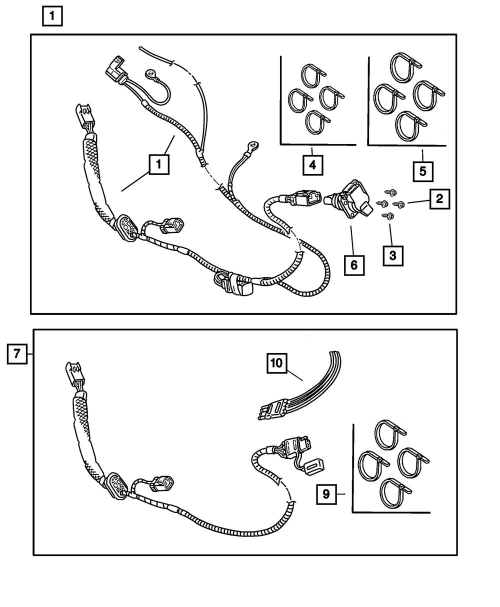 2001-2017 Mopar 7 Way Connector 56038366AB | Canada Mopar® Estores
