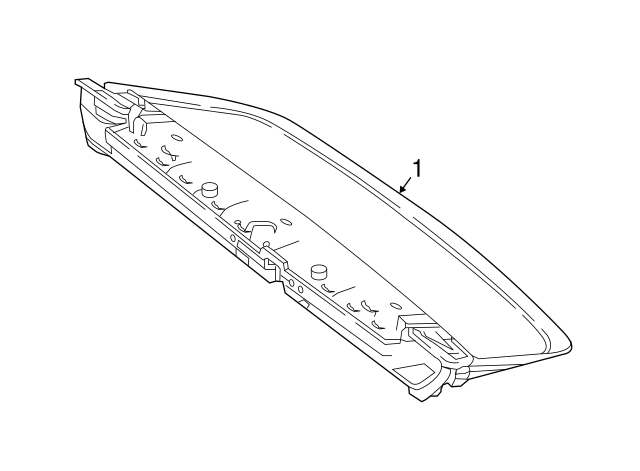 253-906-21-03 - High Mount Lamp 2017-2021 Mercedes-Benz | Mercedes-Benz ...