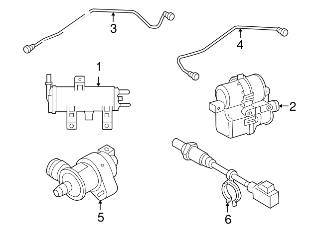 30671092 - Secondary Air Injection Pump Hose 2004-2013 Volvo ...