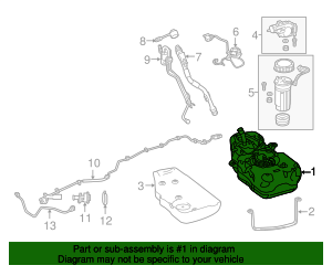 2013-2016 Mercedes-Benz GL 350 Diesel Exhaust Fluid (DEF) Tank 166-470 ...