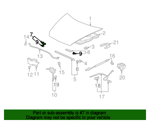 74148-SDN-A00 - Outer Seal 2003-2007 Honda Accord | Honda Parts Online