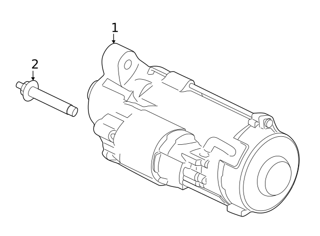 2021-2023 Ford F-150 Starter Motor ML3Z-11002-D | QuirkParts