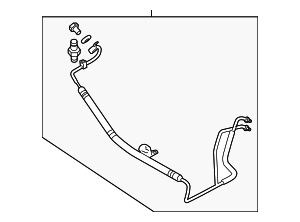 Hyundai - 57510-3M000 - Hose & Tube Assembly - 2009-2011 Hyundai ...