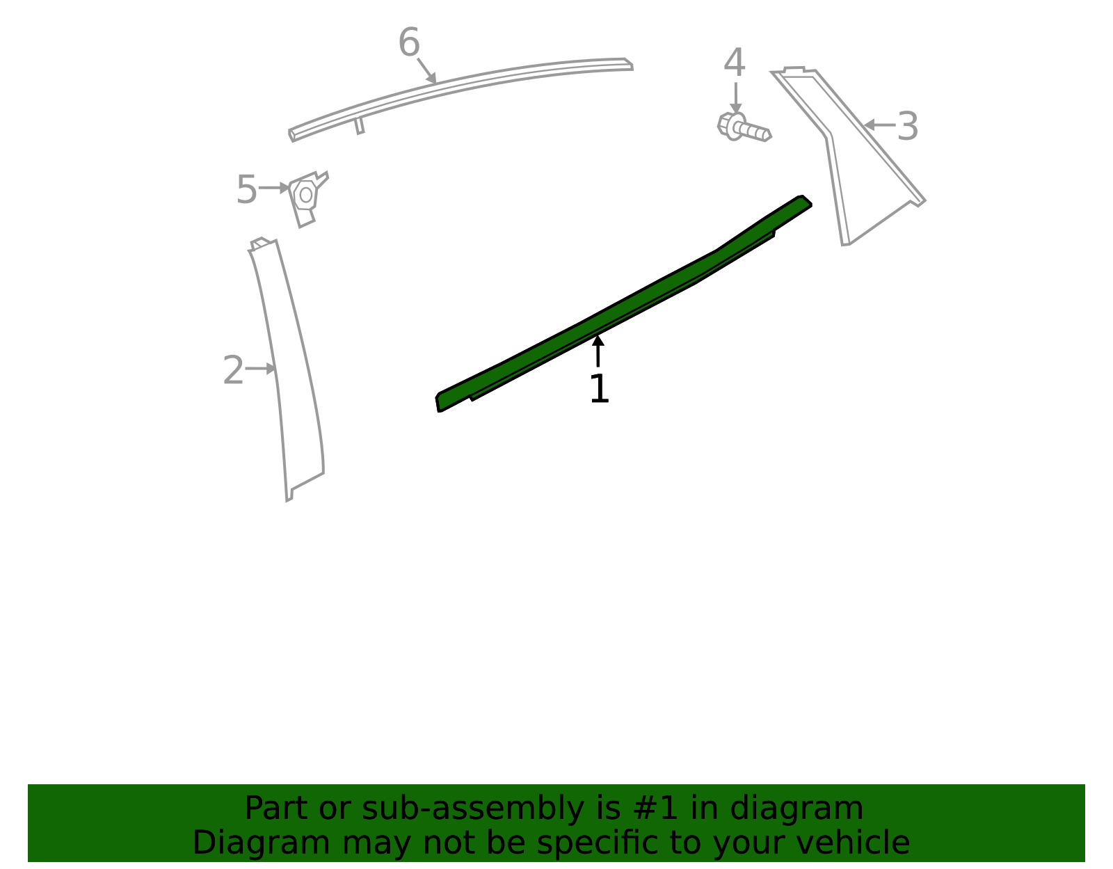 72910-TBA-A01 - 2016-2021 Honda Civic - Molding Assembly R Rear Door | Honda Parts Guys