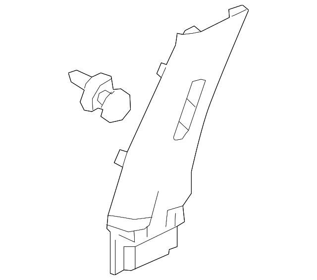 84111-TG7-A01ZB - Garnish Assembly, R Center Pillar (Upper) *NH836L ...