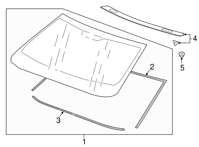 84293036 GM Upper Molding | GM Parts Store