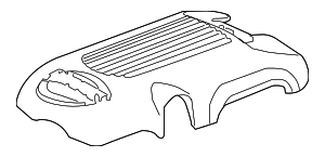 2003-2007 Hummer H2 Upper Engine Intake Manifold Sight Shield 12580999 ...