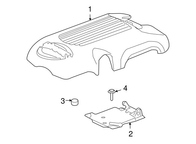 12658199 - Engine Intake Manifold Cover Grommet 2003-2023 GM ...