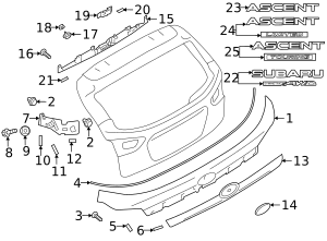 2019-2021 Subaru OEM NEW 2019-2020 Subaru Ascent Legacy Outback Switch ...