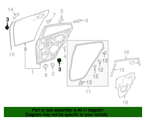 90950-01956 - Door Plug (Rear) 2016-2022 Toyota | Longo Toyota Parts