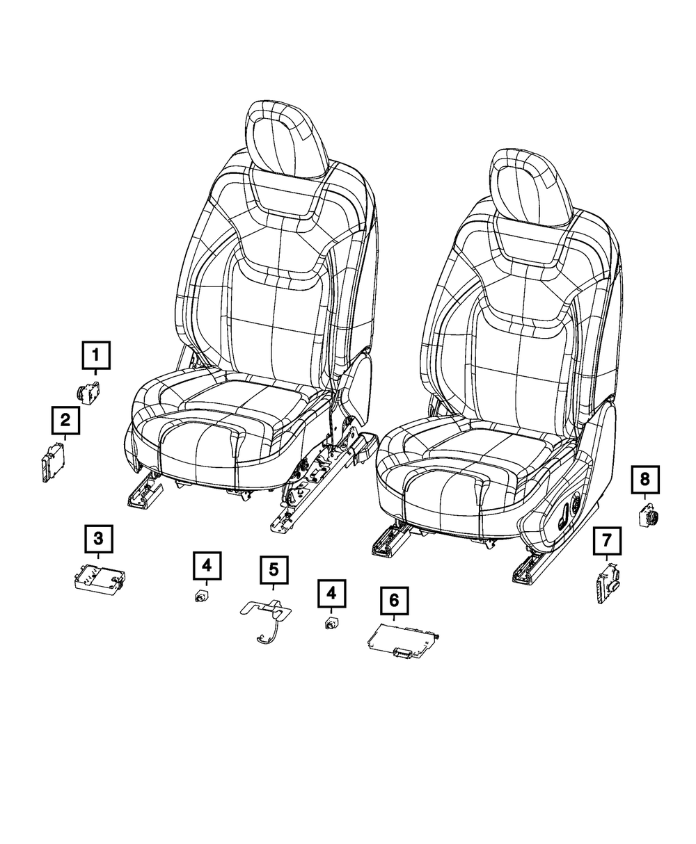 2022-2023 Jeep Cherokee Heated Seat Module 68498786AB | Mopar.com ...