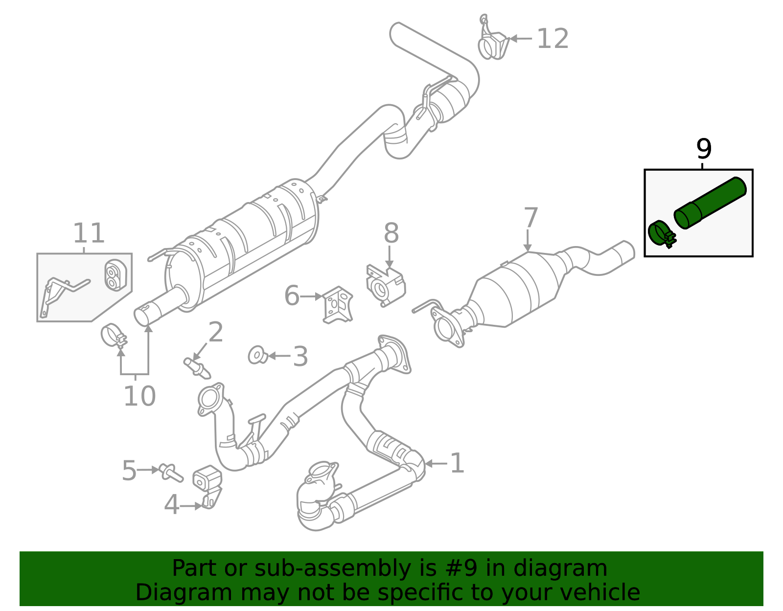 2020-2024 Ford Front Pipe LC4Z-5246-A | OEM Parts Online